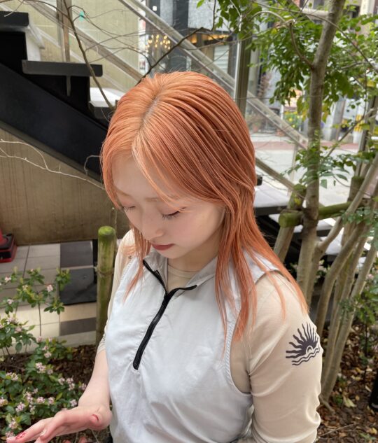 アプリコットオレンジ｜ヘアカタログ｜アリミノヘアカタログ｜IROTRIP（イロトリップ）