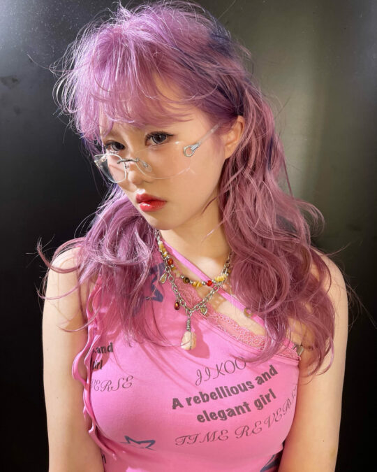 ピンクパープルデザインカラー｜ヘアカタログ｜アリミノヘアカタログ｜IROTRIP（イロトリップ）