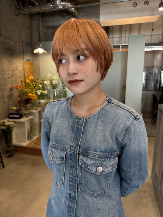 beigeに落ちるorange｜ヘアカタログ｜アリミノヘアカタログ｜IROTRIP（イロトリップ）