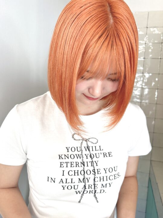 vivid orange｜ヘアカタログ｜アリミノヘアカタログ｜IROTRIP（イロトリップ）