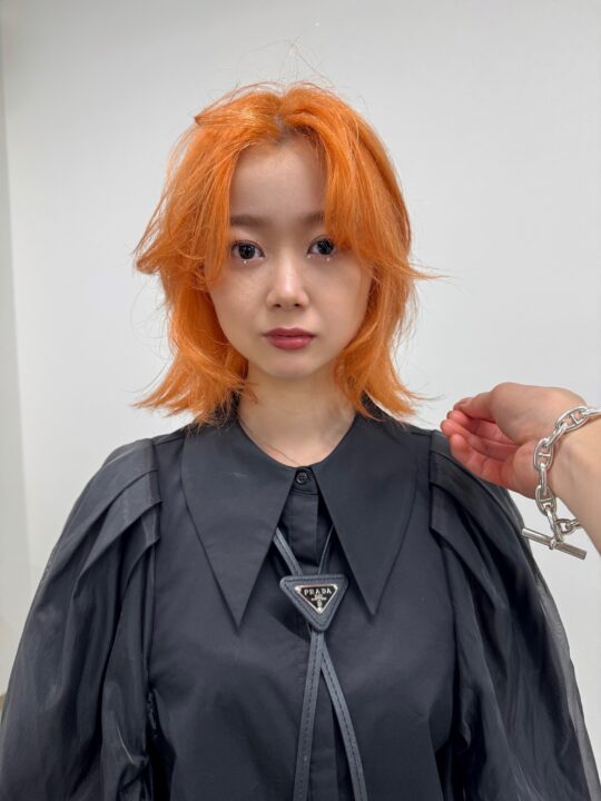 シャーベットオレンジ｜ヘアカタログ｜アリミノヘアカタログ｜IROTRIP（イロトリップ）