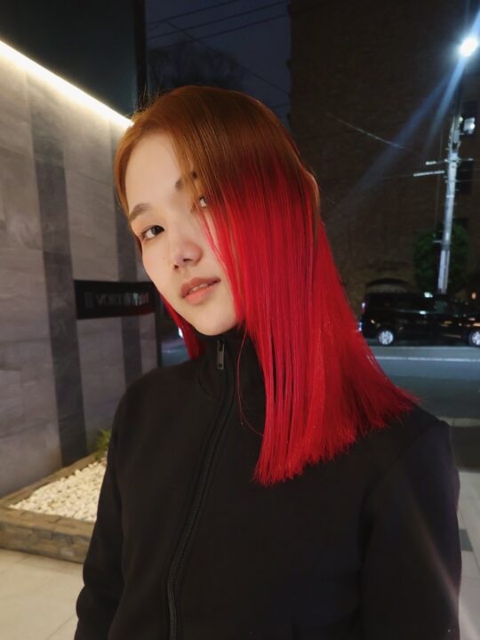 brown roots×shine red｜ヘアカタログ｜アリミノヘアカタログ｜IROTRIP（イロトリップ）