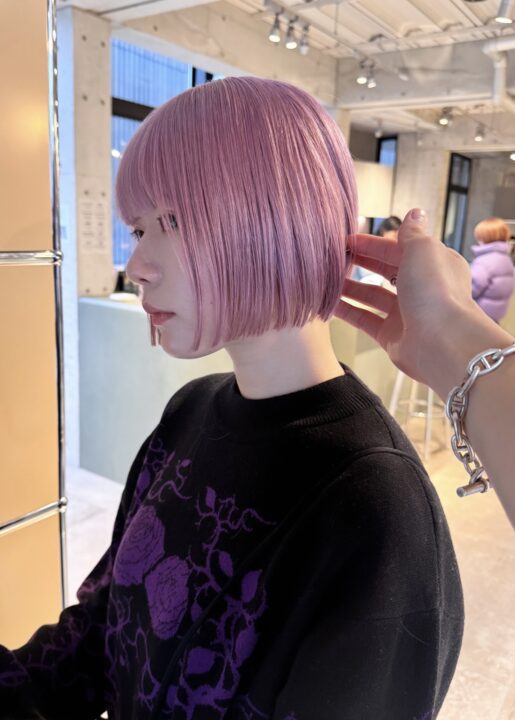 パープルで表現するクリアピンク｜ヘアカタログ｜アリミノヘアカタログ｜IROTRIP（イロトリップ）