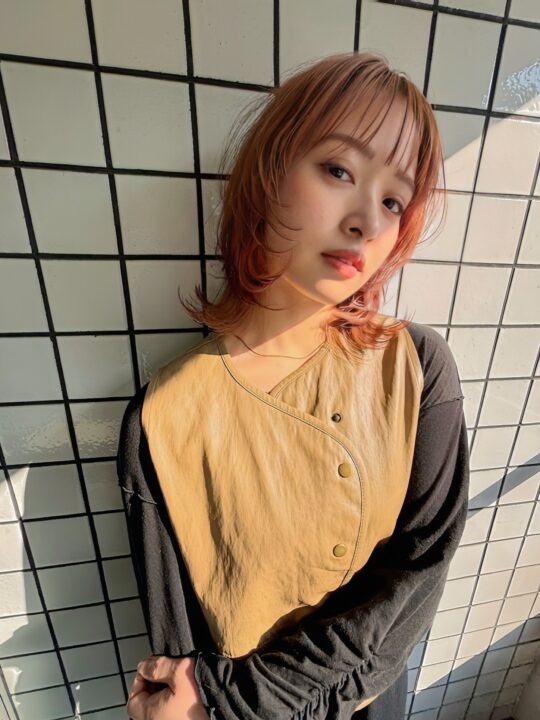 orange beige｜ヘアカタログ｜アリミノヘアカタログ｜IROTRIP（イロトリップ）