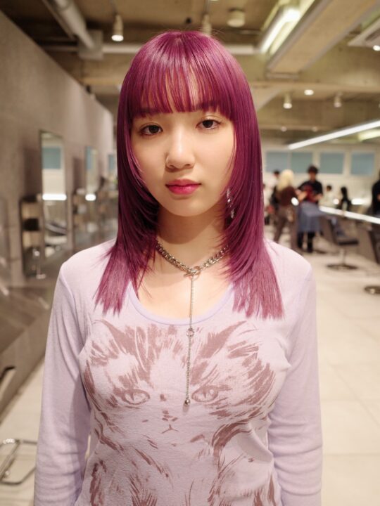 glossy purple｜ヘアカタログ｜アリミノヘアカタログ｜IROTRIP（イロトリップ）